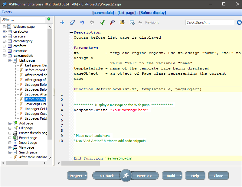 ASPRunner Professional screenshots