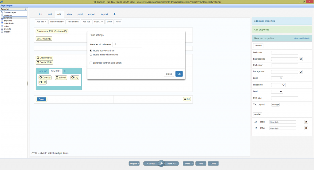 Using multi-column design in version 10 – Xlinesoft Blog
