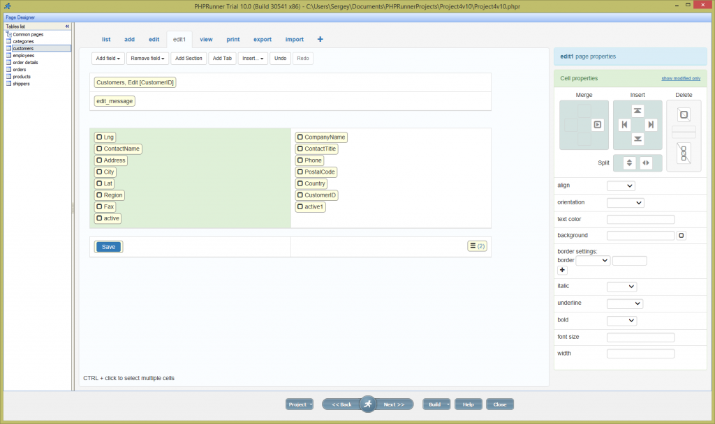 Using multi-column design in version 10 – Xlinesoft Blog