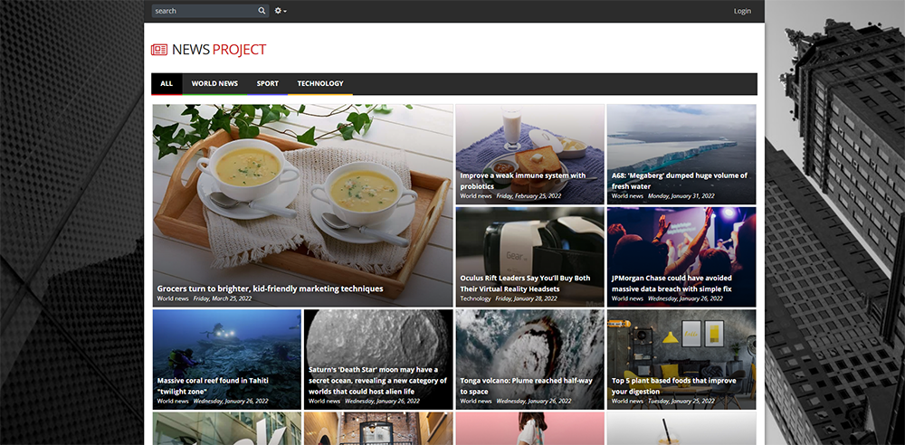News - free web application
